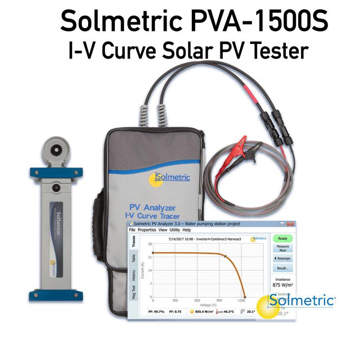 Jual Solmetric PVA-1500 Solar PV Tester 1500V 30A w/ I-V Curve - Alt ...