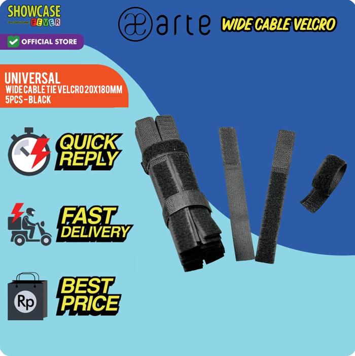 Promo Arte Wide Cable Tie Velcro 20x180mm (minimum pembelian 5pcs ...
