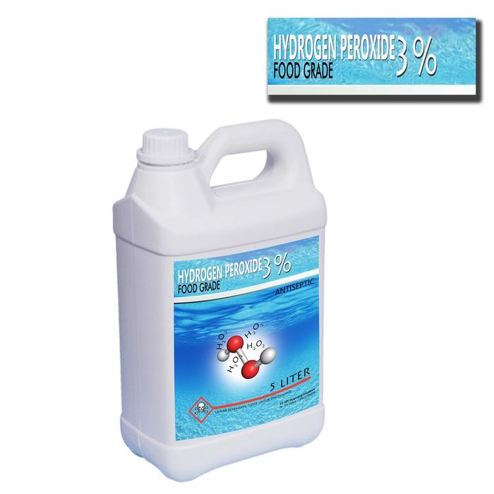 Promo H2O2 3% atiseptik hydrogen peroksida 1 liter dan 5 liter B96 - 5 ...