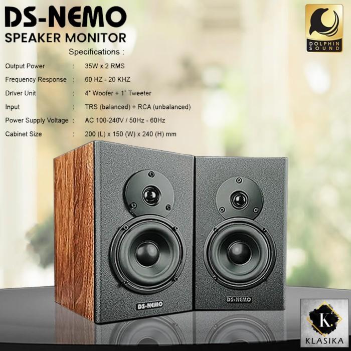 Jual STOK READY! Speaker Dolphin Sound DS NEMO Studio Monitor - DSNEMO ...