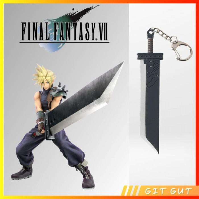 Jual Keychain Gantungan Kunci Final Fantasy VII FF 7 Cloud The Buster ...