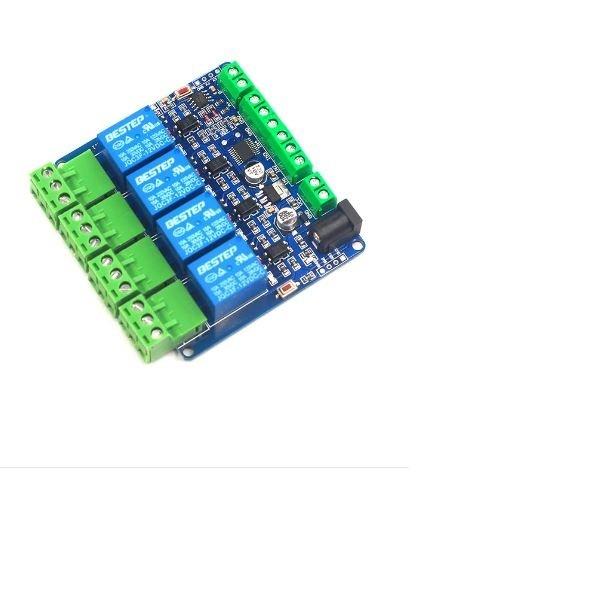 Jual Modbus RTU RS485 Relay Module 1 2 4 8 Channel TTL Communication ...