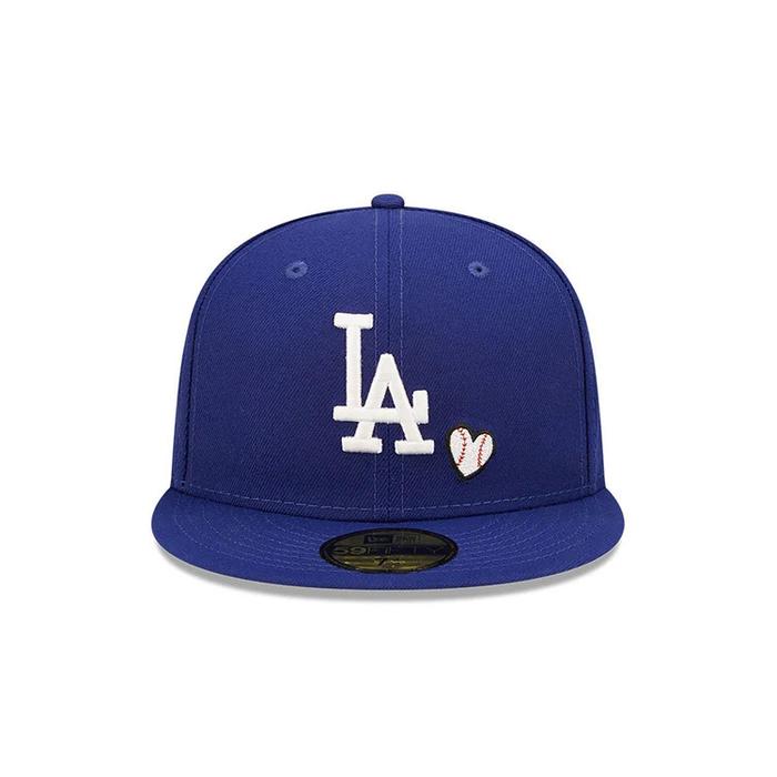 Jual Topi LA Los Angeles Dodgers Build Up Fitted Blue White Love World ...