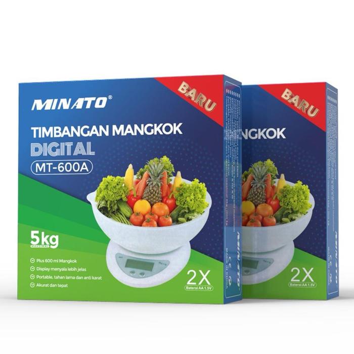 Jual Timbangan Di Gital Mangkok/Timbangan Kue 5kg Minato MT 600A - Kota Banjarmasin - nagasi1 ...