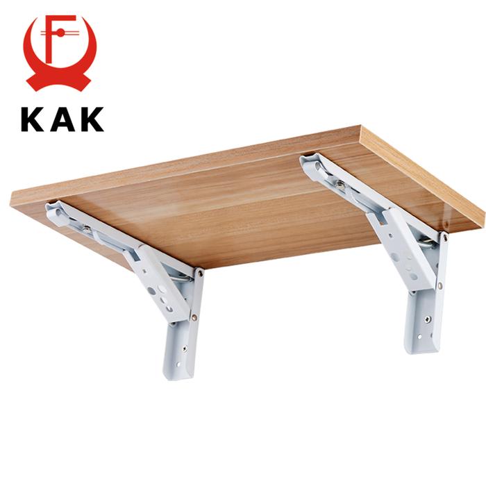 Jual KAK 2PCS Triangle Folding Angle Bracket Heavy Support Adjustable ...
