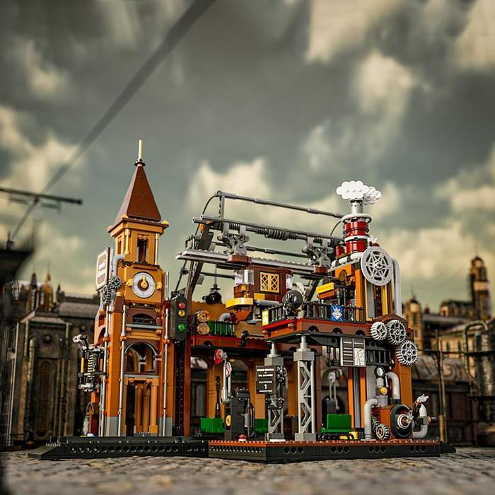 Medieval Steampunk Buildings