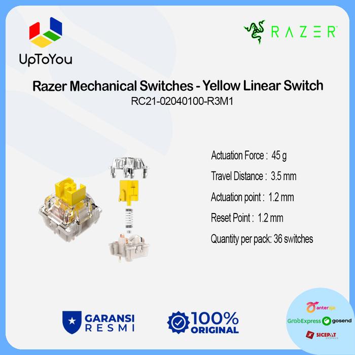 Jual Razer Mechanical Switches - Yellow Linear Switch - Kab. Bekasi ...
