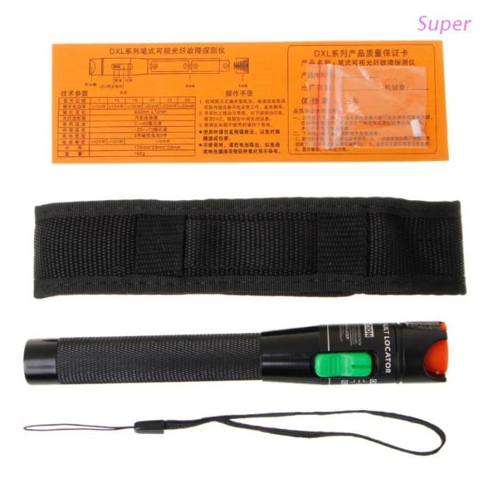 Jual Super Visual Fault Locator 30mW Red Light Source Fiber Optic Cable ...