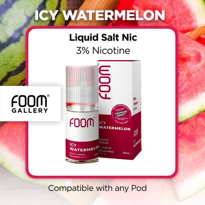 Jual FOOM Liquid Salt Nic Icy Watermelon 30ML - Jakarta Selatan - RELX ...