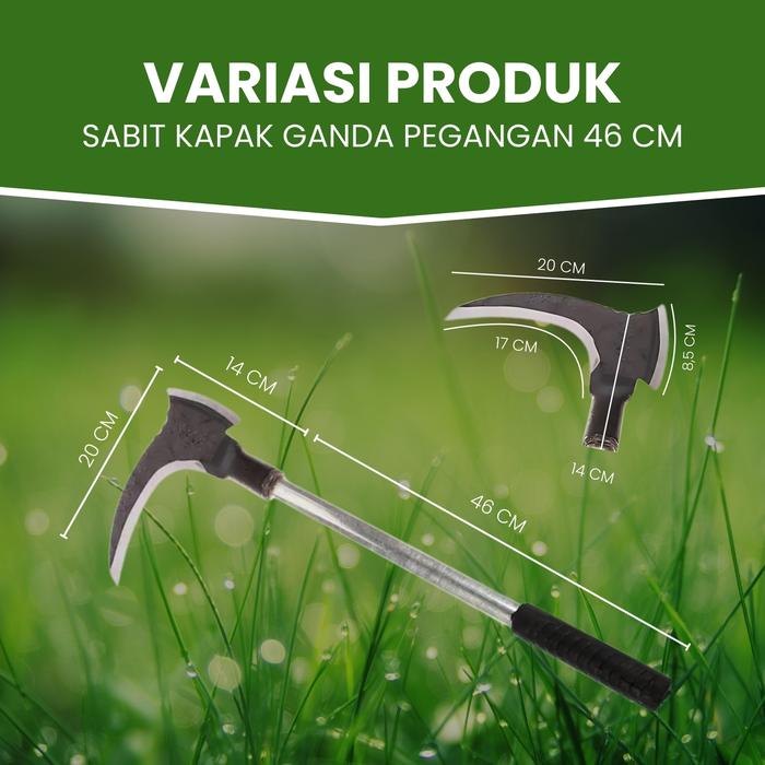 Jual Pemangkas rumput Arit Baja Asli Pemangkas Sabit Kapak Ganda Alat ...