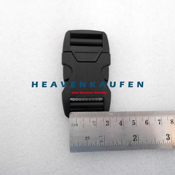 Jual Buckle Slop Kunci Sodok YKK 2,5 cm Hitam Poly Acetal POM Kuat Type ...