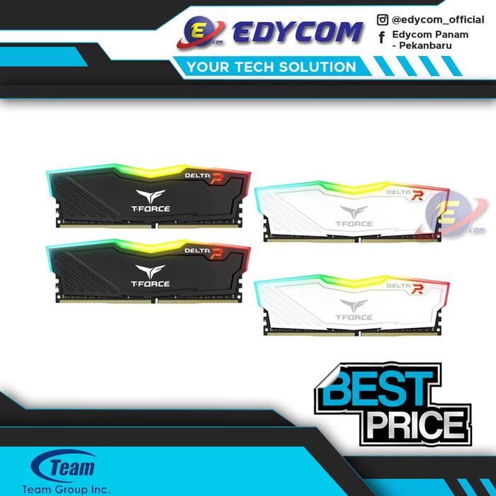 Jual RAM TEAM DELTA RGB 32GB (2X16GB) DDR4 3600MHz - BLACK - Kota ...