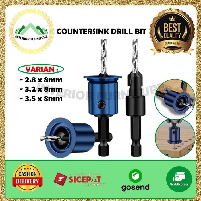 Jual Mata Bor Alat Pembuka Lubang Sekrup Alat Depth Tungsten Steel ...