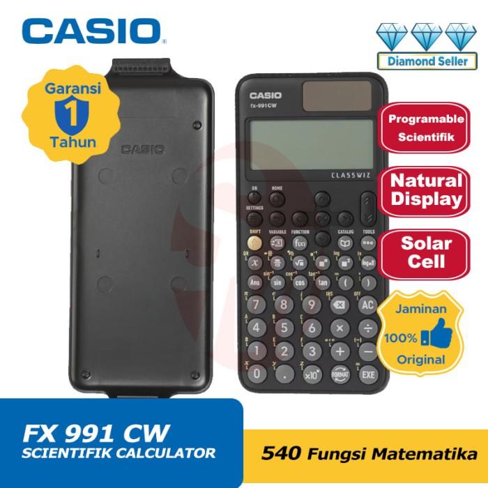 Jual Kalkulator Casio FX 991 CW Standard Scientific TERLARIS/TERMURAH ...
