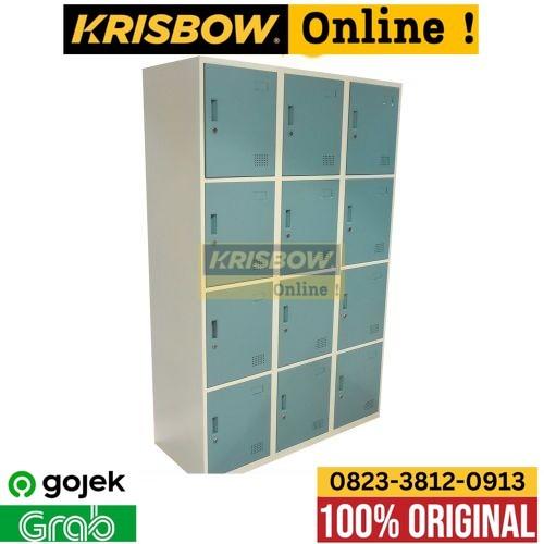 Jual Krisbow Loker 12 Pintu Multi Coloumn Locker - Hijau - Kab. Gresik ...