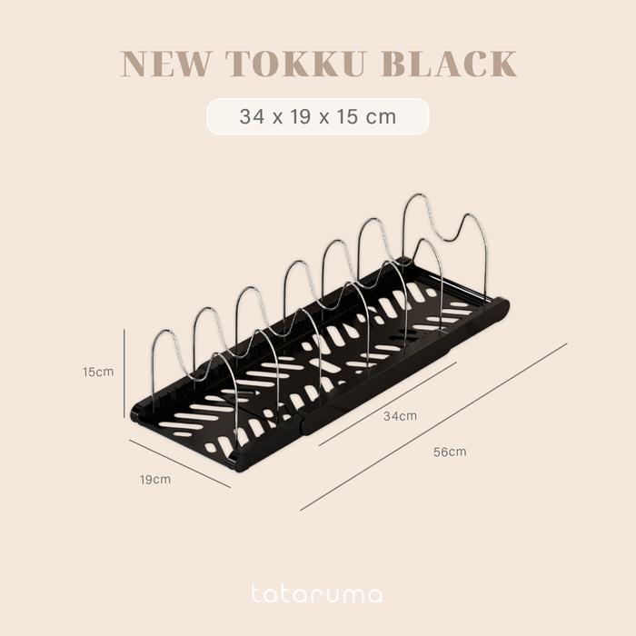 Promo NEW TOKKU - Rak Panci Dapur Adjustable Multifungsi Kitchen Rack ...