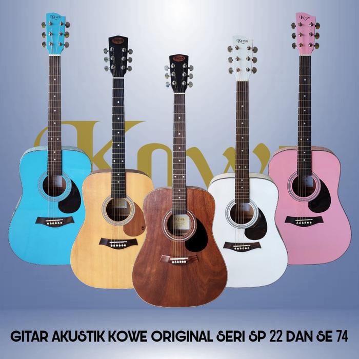 Jual Rox - Gitar Akustik Elektrik EQ 7545R Merk KOWE Original Free ...