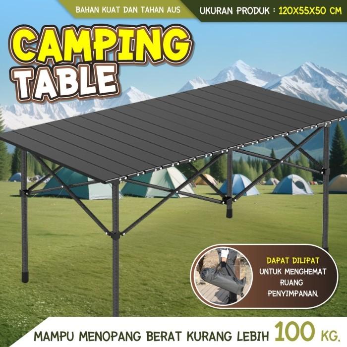 Promo BG SPORT MEJA PIKNIK CAMPING LIPAT PORTABLE MULTIFUNGSI FOLDING TABLE - TSD-120, NORMAL ...