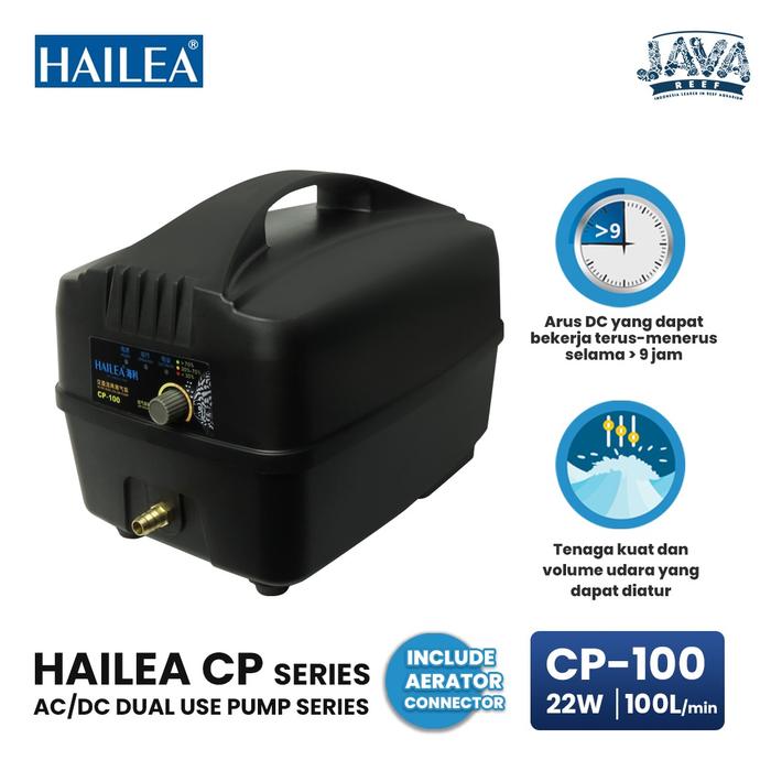 Promo HAILEA CP Series AC/DC Air pump pompa udara Aerator Aquarium Akuarium Kolam Ikan CP-20, CP ...