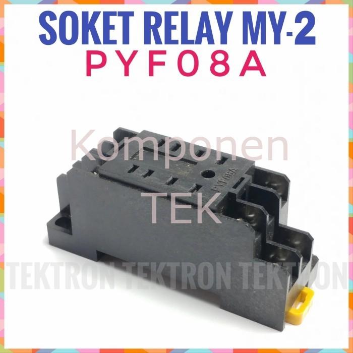 Jual Soket Relay MY2 8pin PYF08A Socket Dudukan Rumah Rilei MY2N - Kota Bandung - KomponenTEK ...