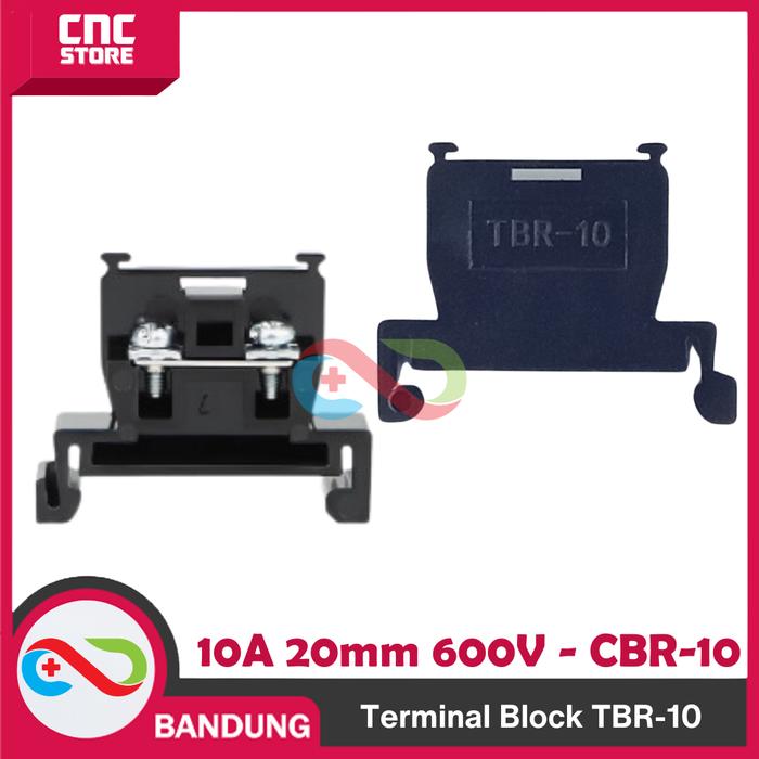 Jual Terminal Blok Din Rail Type Hitam Premium TBR-10, TBR-20, dan TBR ...