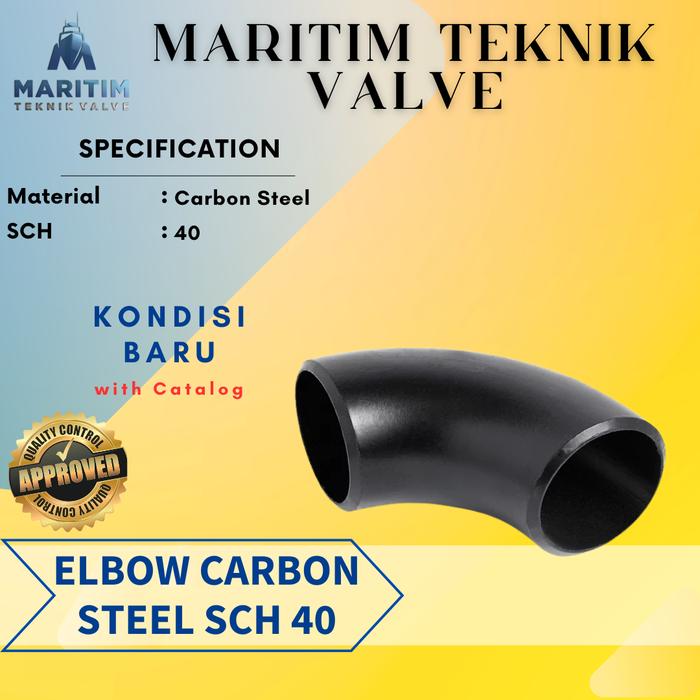 Jual 20" ELBOW BESI SCH40 SEAMLESS 20 INCH SCH 40 CS CARBON STEEL ...