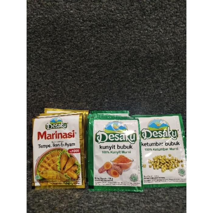 Jual Desaku Ketumbar Bubuk / Kunyit Bubuk/Marinasi Ikan Tempe Sachet ...