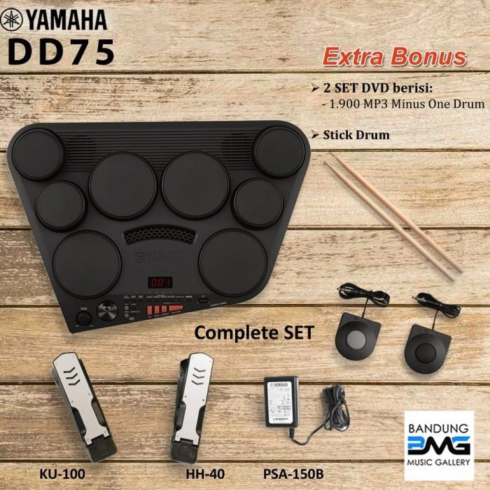 Jual Yamaha DD75 Compact Digital Drum Complete Package - DD 75 - DD75 ...