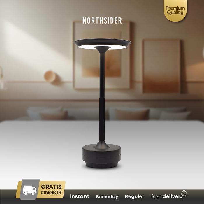 Promo Lampu Meja Bar Restoran LED Sentuh 3 Suhu Warna Cordless Barbell ...
