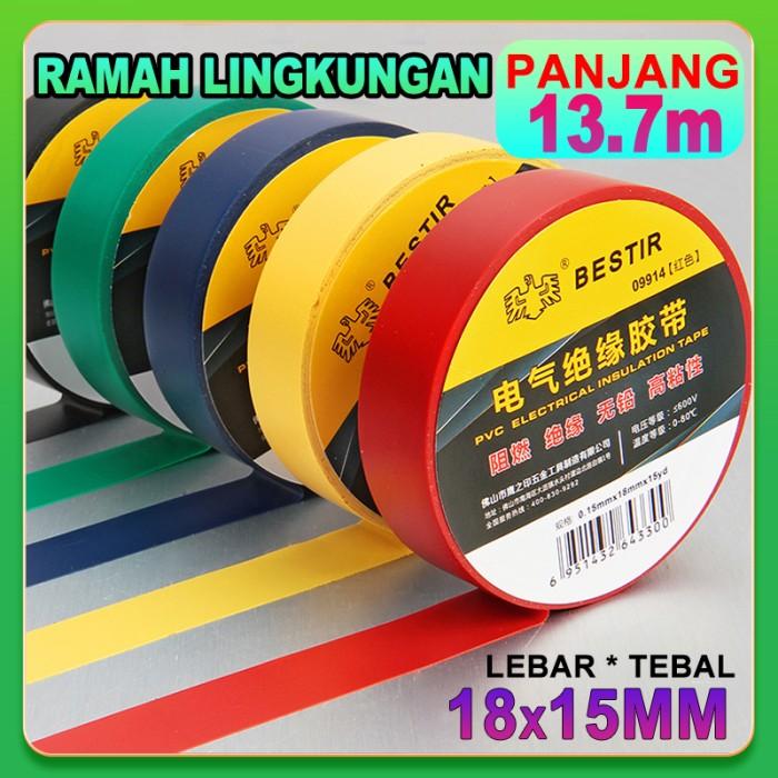 Promo Isolasi Lakban kabel solasi Listrik Isolator Warni Berwarna PVC ...