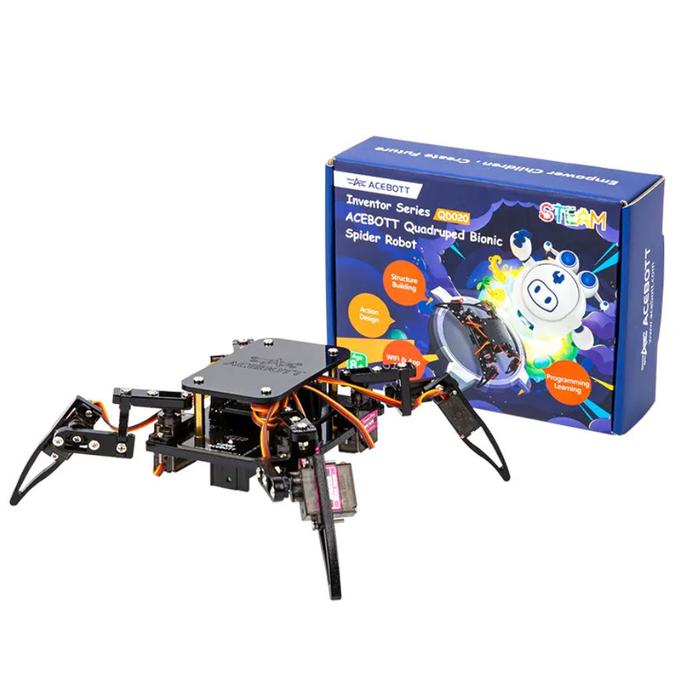 Promo Kit Mainan Edukasi Robotik ESP8266 Quadruped Bionic Spider Robot Kit - Kota Bandung ...