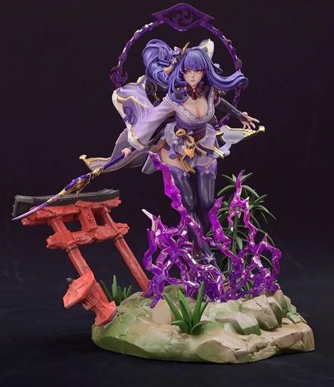 Jual Raiden Shogun genshin impact fan art resin kit statue - 1/8 - Kota ...