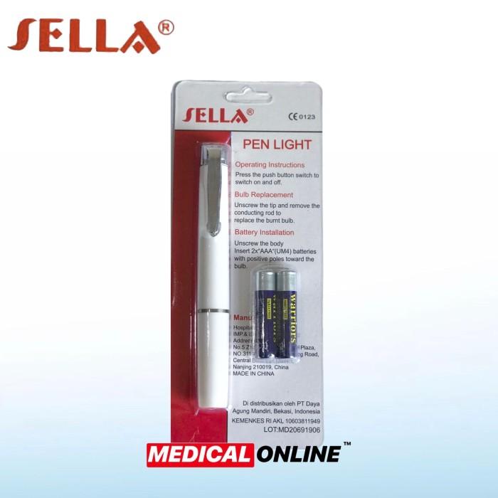 Jual PENLIGHT LED SENTER PENA MEDIS SINAR PUTIH SELLA MEDICAL ONLINE ...