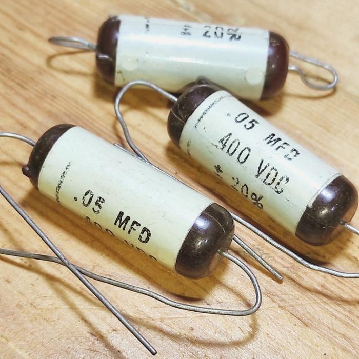 Jual PREMIUM Capacitor TONE GITAR 0.05uf Spec FENDER Vintage Kapasitor ...