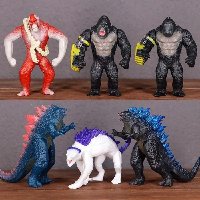 Jual Figurin Godzilla Set Of 12 Komplit Mecha Ghidorah Shin Earth ...