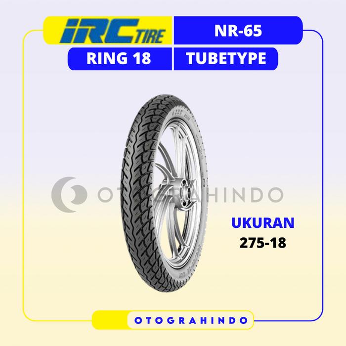 Jual BAN LUAR SEPEDA MOTOR IRC NR65 UKURAN 275 300 RING 18 TUBETYPE BAN ...
