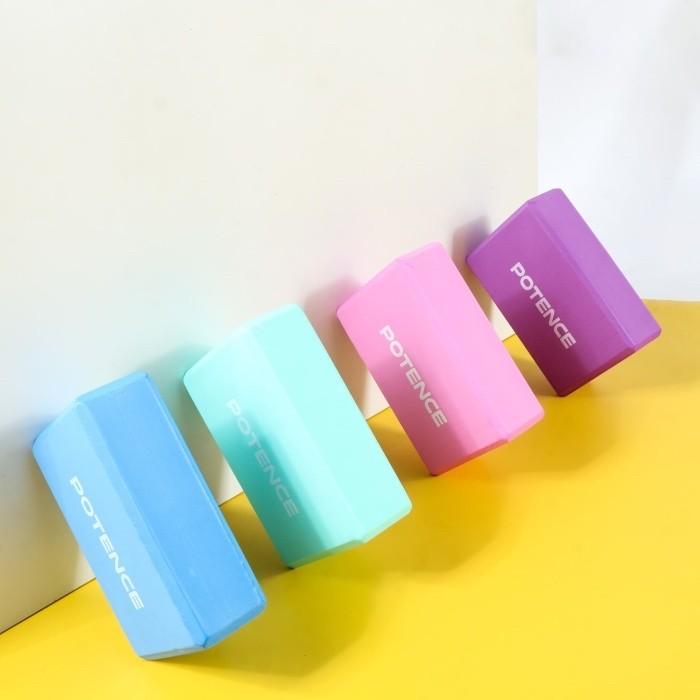 Jual Balok Yoga / Yoga Brick / Yoga Block POTENCE - Biru Terlaris ...