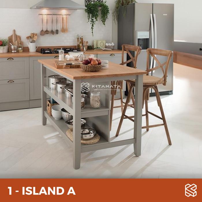 Jual Kitchen island // Meja Bar // Meja Dapur - Island F - Kab. Bogor ...
