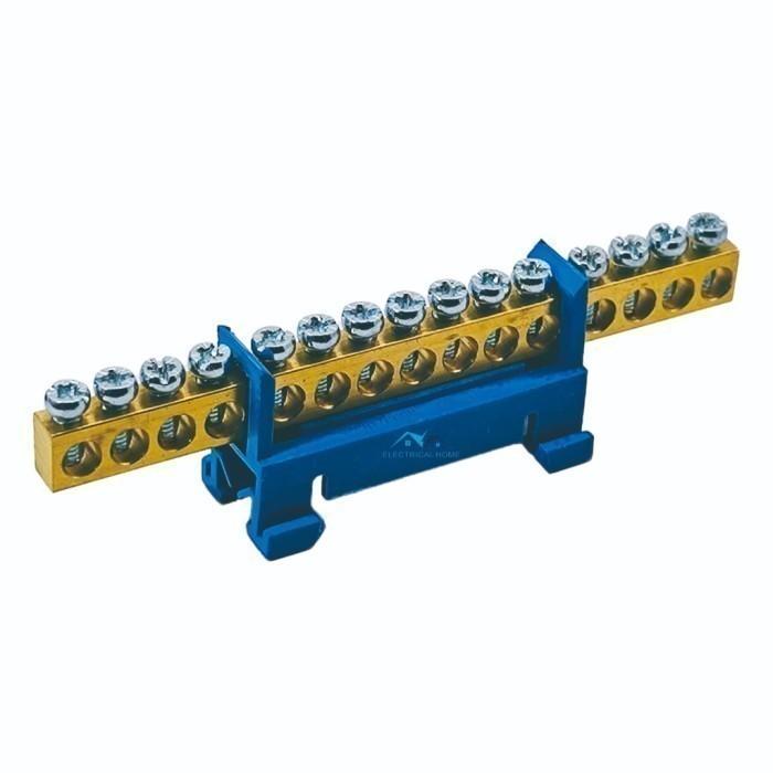 Jual Terminal Nol /Arde Model DIN RAIL 6x9mm BEST QUALITY. - 15 Baut ...