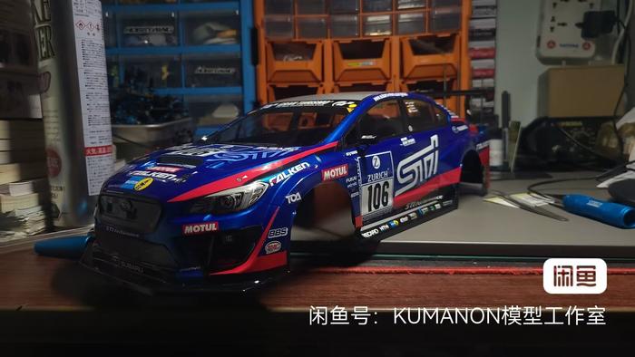 Jual Painted PC Body For TAMIYA 51593 STI NBR WRX 1/10 RC 4WD On Road ...