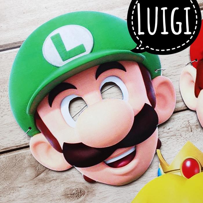Jual Mario Bros Topeng Pesta Party Mask Ulang Tahun Birthday Aksesoris ...
