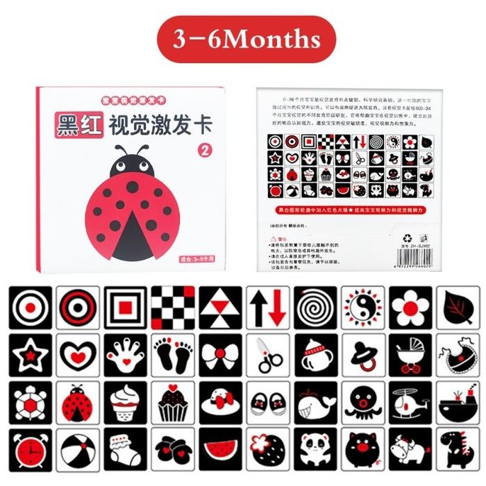 Jual Ready Mainan Edukasi Bayi Flashcard Visual Flash Card Bayi 0-36 ...