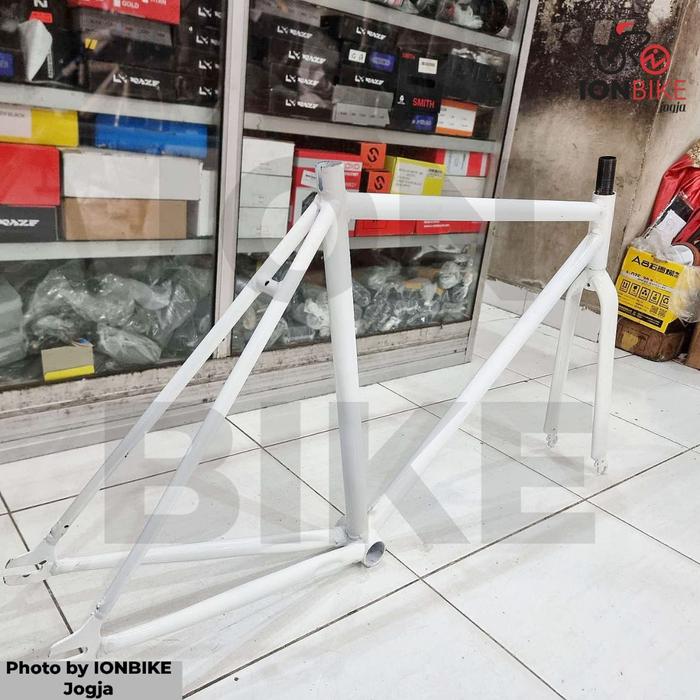 Jual Frame Sepeda Fixie Klasik STANDAR Frameset Fork Fixed Gear Steel ...