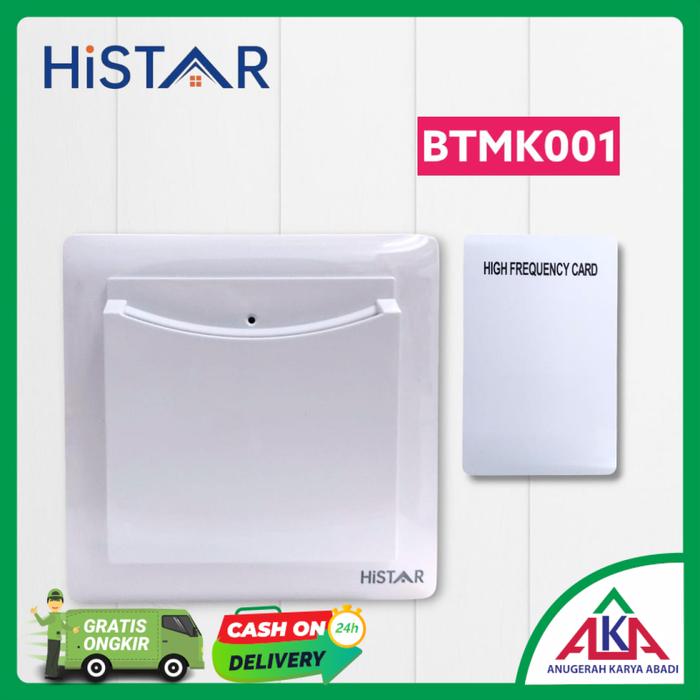 Jual Saklar Kunci Kartu Hotel HISTAR BTMK001 Keytag Card Time Delay ...