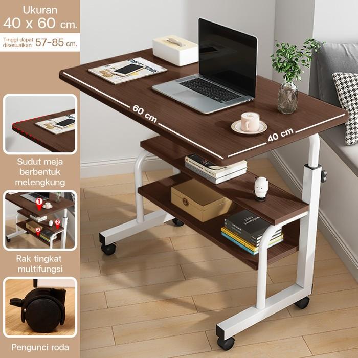 Jual BG SPORT Meja Portable dengan Roda Meja Laptop Meja Kerja Meja ...