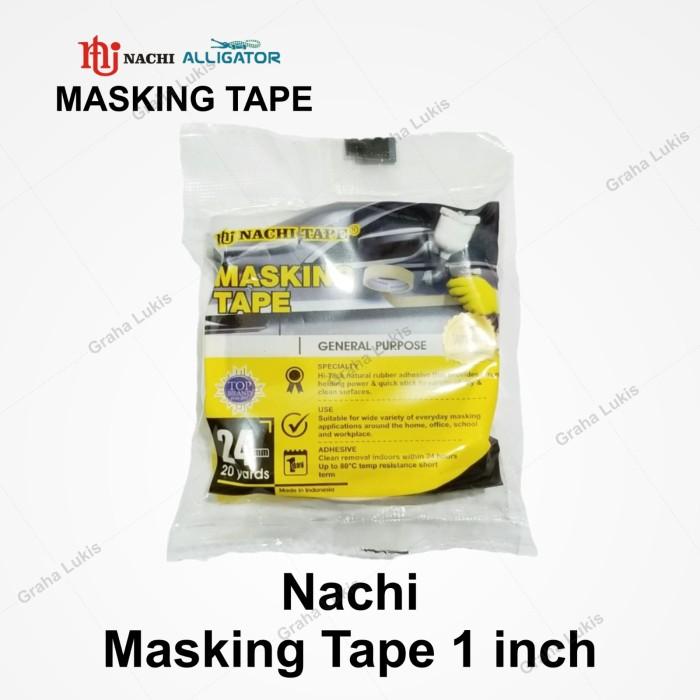 Jual 𝐂𝟎- Masking Tape - Lakban Kertas 24mm (1 inch) - Nachi - Kota ...