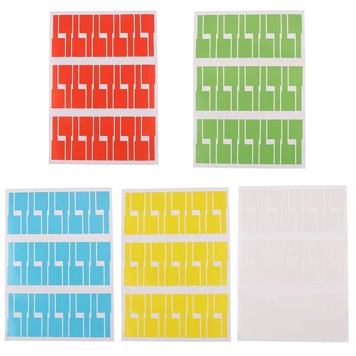Jual 300pcs /10 Lembar Kabel Penanda Label Penanda Kabel Jaringan Cable ...