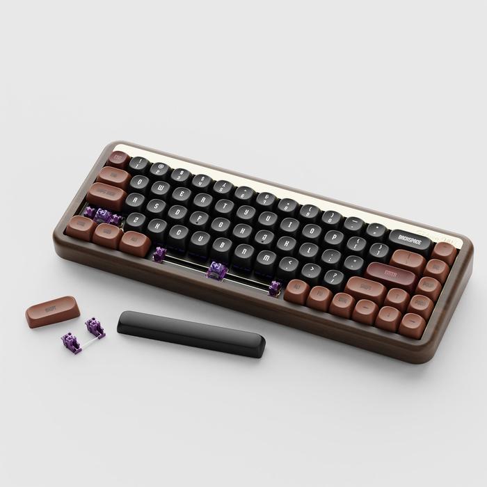Jual Akko MU01 Autumn Wooden Mechanical Keyboard MOA Profile RGB Hot ...