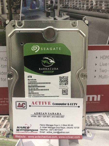 Jual Hdd Hardisk Seagate Baracuda 4Tb Untuk Cctv Dvr Pc Komputer ...