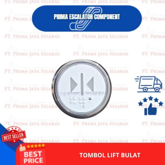 Jual TOMBOL LIFT BULAT PUTIH / ELEVATOR PUSH BUTTON - CLOSE - Jakarta ...